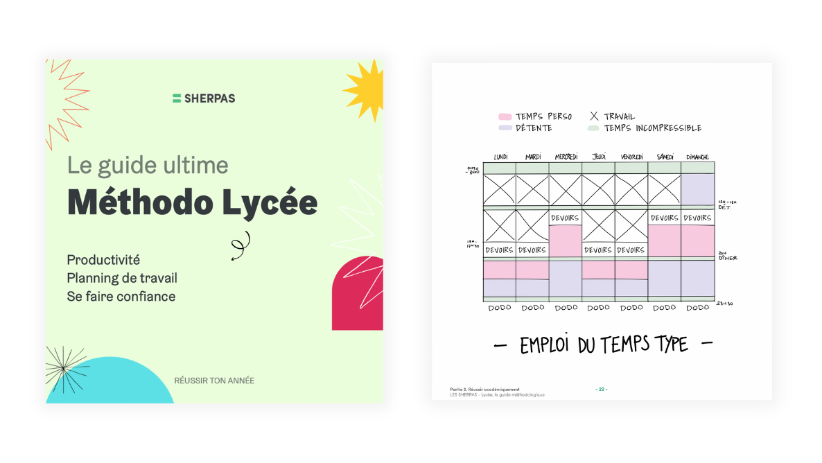 Guide Méthodo Lycée 🚀 - Sherpas